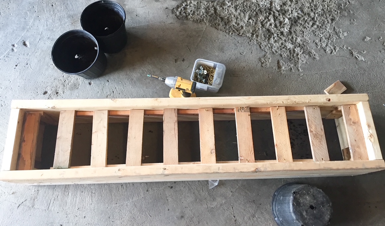 DIY Flower Box-How to Build a Window Box - Arrowroot Homestead