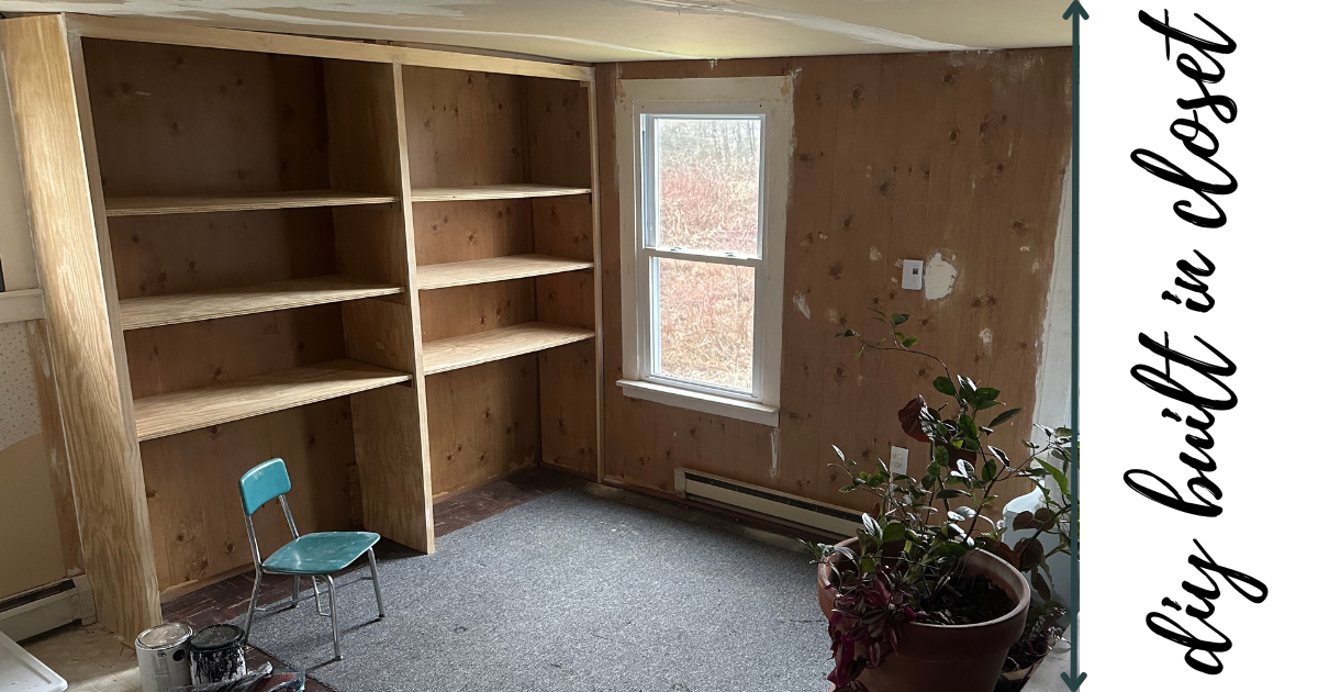 DIY Built In Closet-Excited For First Steps On Main Bedroom - Arrowroot ...
