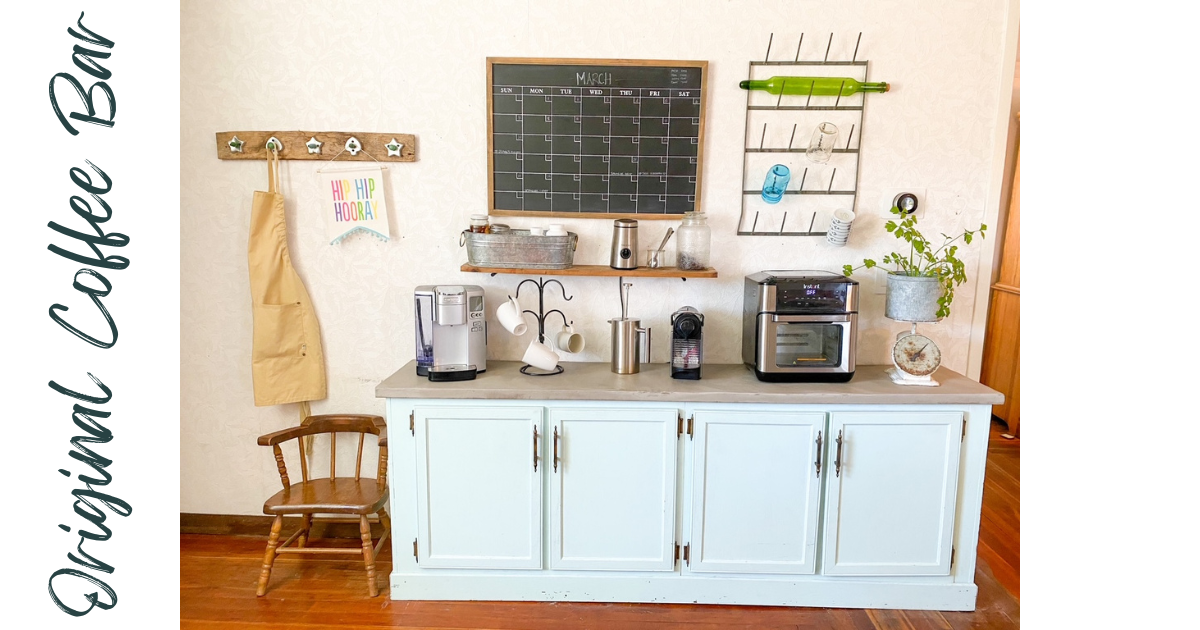 Coffee Bar Design Ideas-Upgrade Over the Years - Arrowroot Homestead