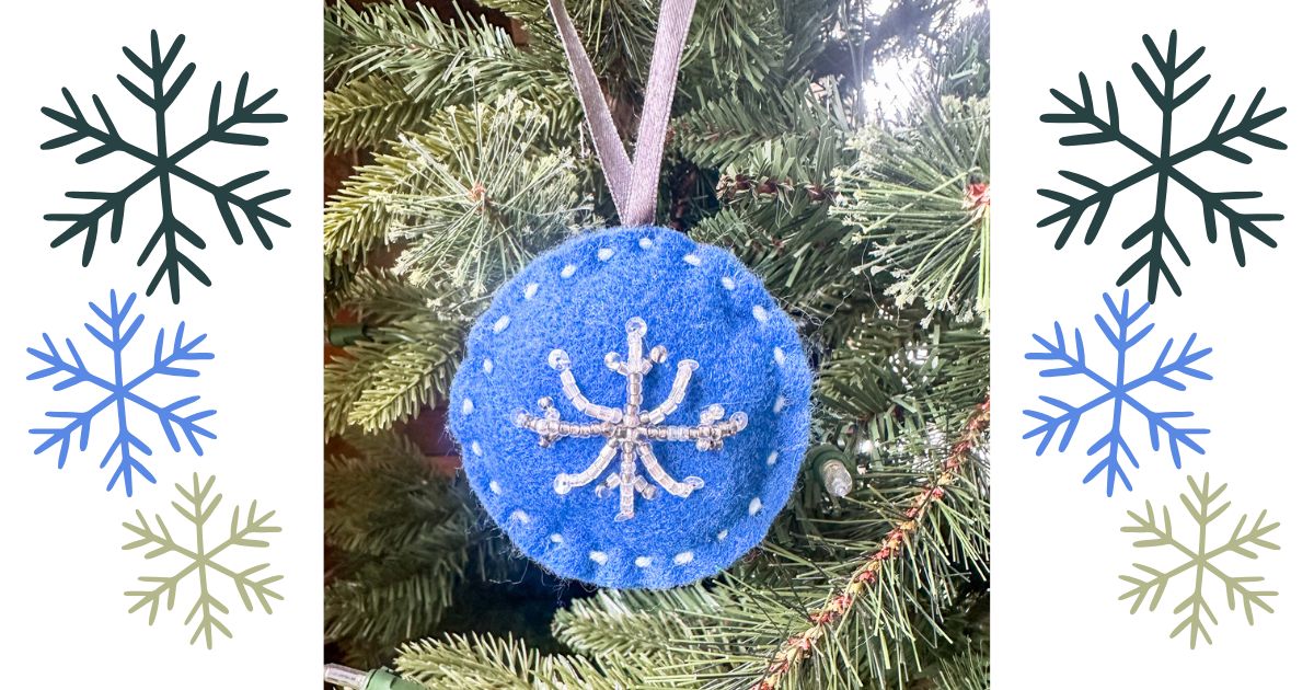 DIY Felt Ornament-Fun and Easy - Arrowroot Homestead